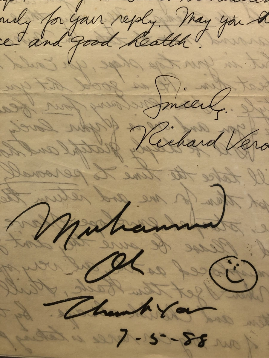 Muhammad Ali Signature