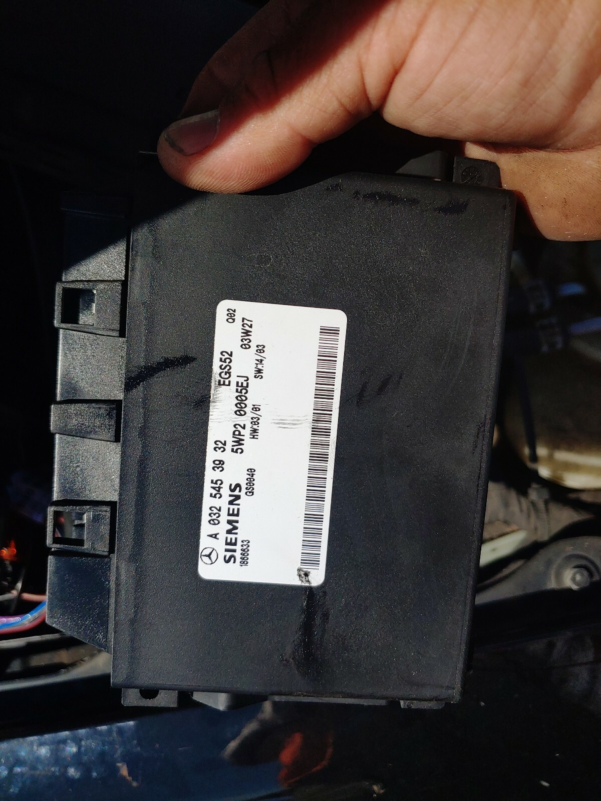 03-06 MERCEDES W220 S Class CL Transmission Control Module TCU ...