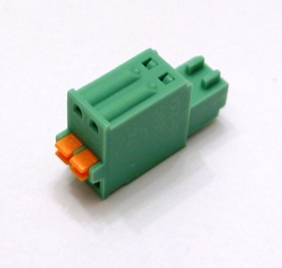 2 pin - 2.54mm / Pluggable Connector - Spring Terminal Block - Phoenix ...