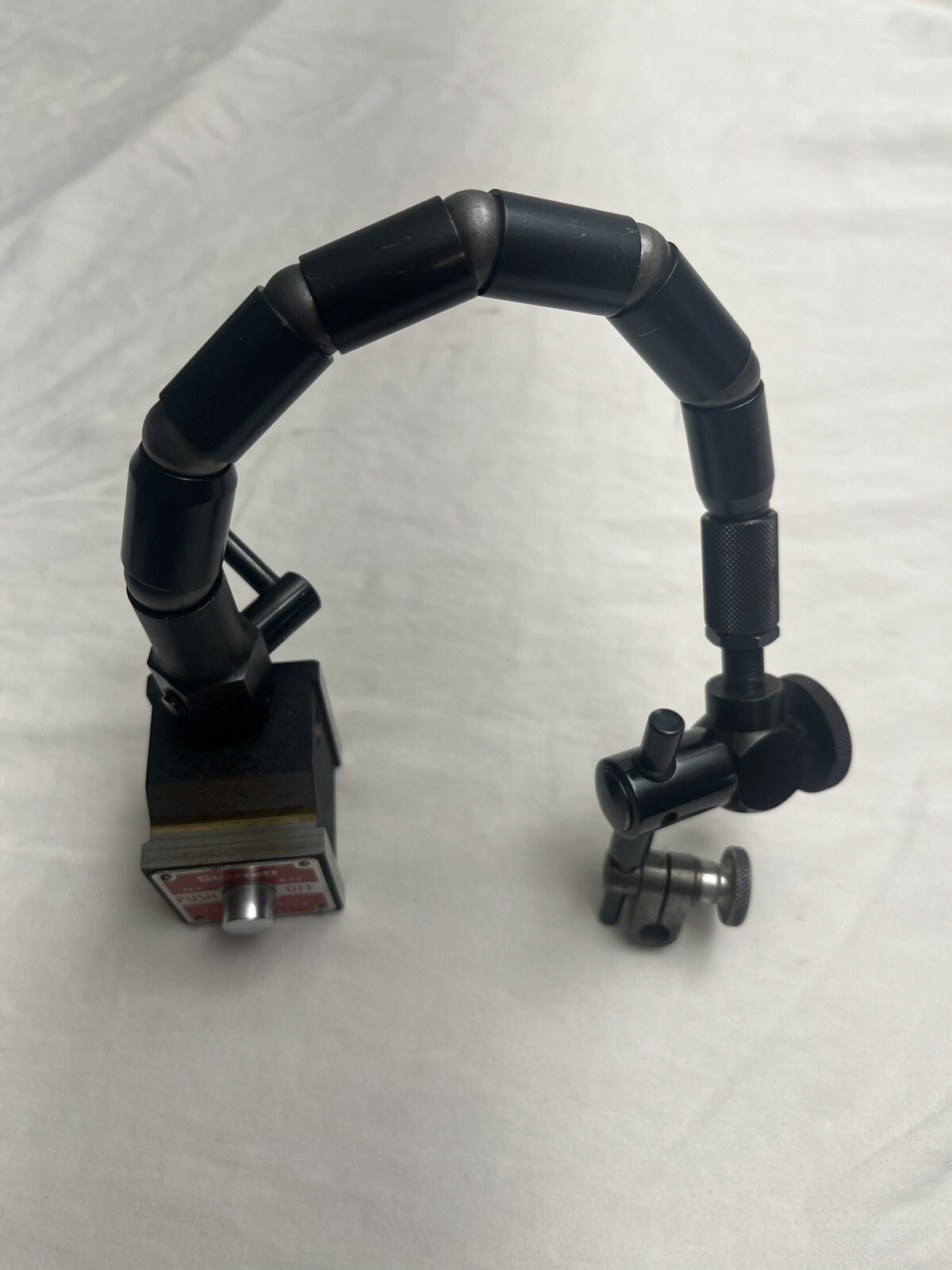 Starrett No. 657T magnetic base with Flex-O-Post | eBay