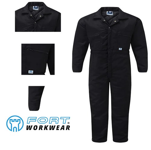 MENS WORK COVERALLS OVERALLS WAREHOUSE GARAGE MECHANICS BOILER ZIP ...