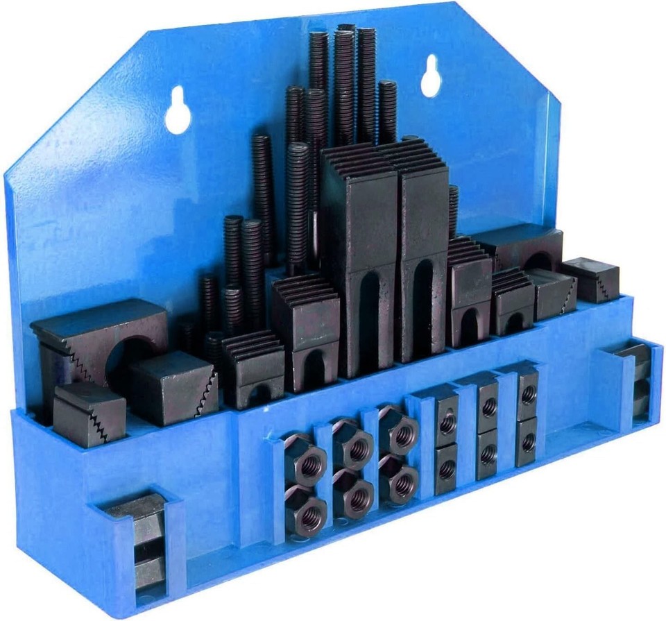 52 pc CLAMPING KIT FOR MILLING MACHINE METRIC M16 Slot M14 STUD | eBay UK