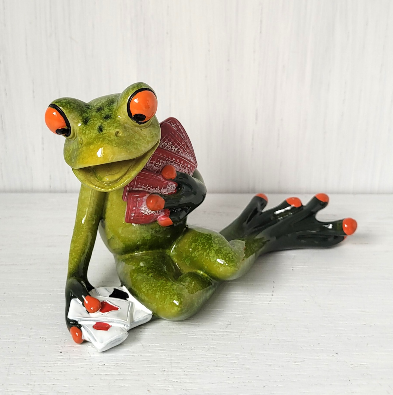 Formano Frosch Varianten Kunststein Bunt Lustig Tiere Herz Liebe Sport ...