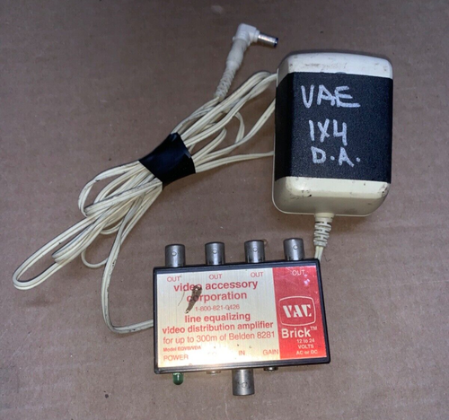 VIDEO ACCESSORY CORPORATION EQVB/VDA LINE EQ VIDEO BRICK DISTRIBUTION ...