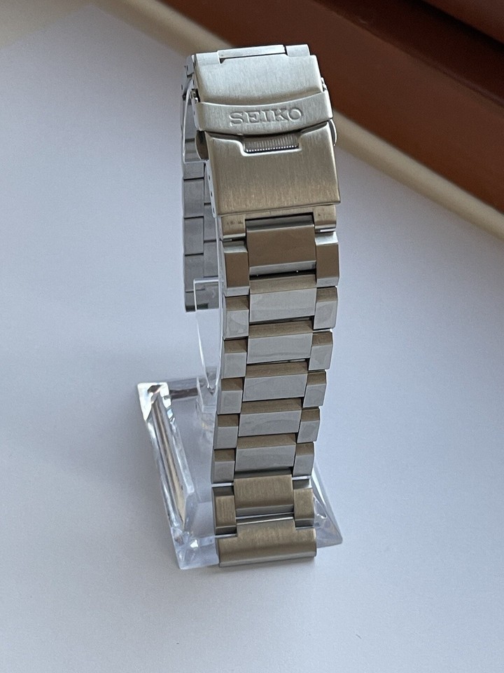 Seiko Oyster 20mm Watch Strap Bracelet Stainless Steel With Straight ...