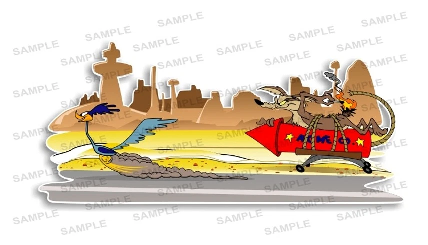 Wile E Coyote Acme Rocket