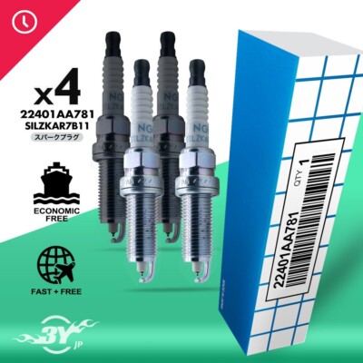 4PC 22401-AA781 Spark PlugsOEM For Subaru Impreza 2.0L Non-Turbo 2012 ...