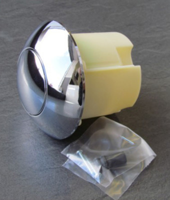 FLUSH BUTTON DUDLEY PINTO DOME SINGLE FLUSH AIR PUSH CHROME | eBay UK