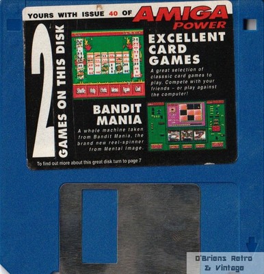 Amiga Power - Coverdisk 40B - Excellent Card Games - Tested Working | eBay