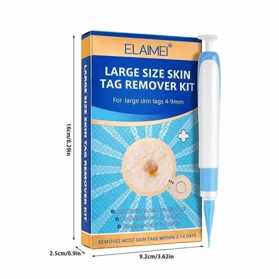 Natural Painless Auto SKIN TAG Removal Kit Skin Tag Micro Bands Remover ...