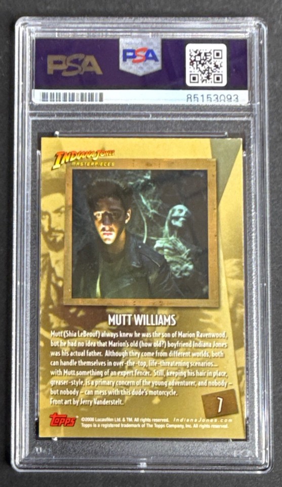Shia LaBeouf Signed 2008 Topps Indiana Jones Card #7 PSA 85153093 | eBay