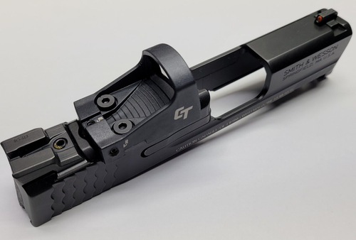 S&W M&P SHIELD PLUS 9mm Optics Ready Slide CT Red Dot NIGHT Sights ...