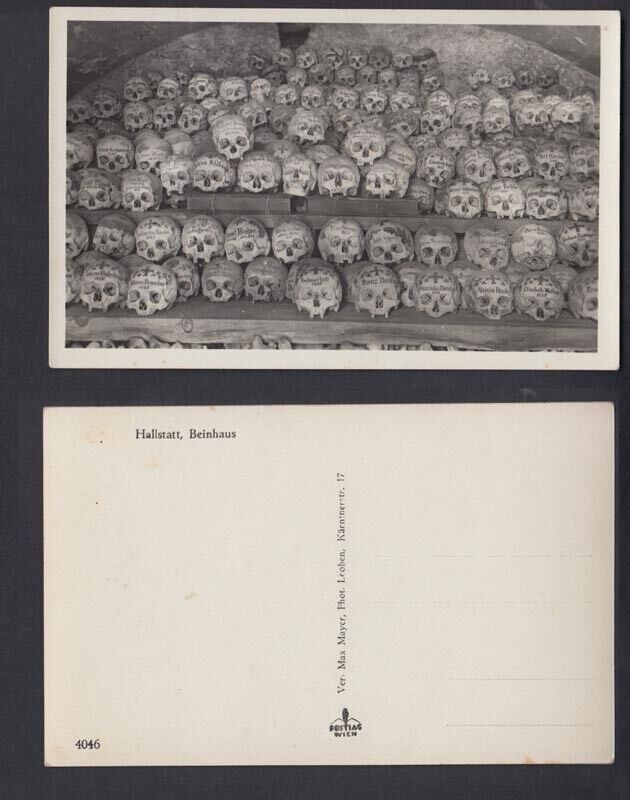 Vintage Original RPPC of Humans skulls. Death! Rare Postcard 1920s | eBay