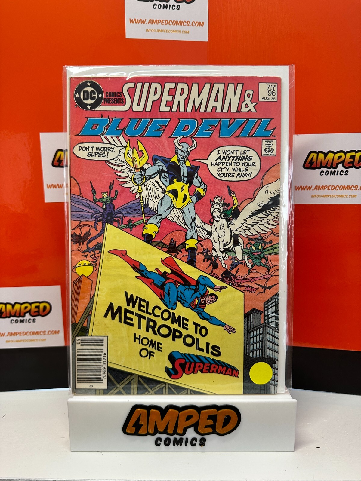 DC COMICS PRESENTS # 96 * SUPERMAN and BLUE DEVIL * DC COMICS * 1986 | eBay