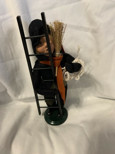 Byers Choice Chimney Sweep Boy with Ladder Rope and Brush 2007 | eBay