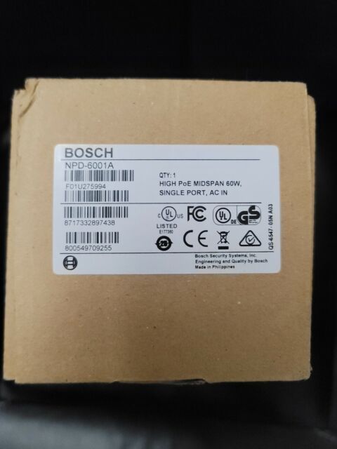 Bosch Npd-6001a Midspan Single Port 60w AC in for sale online | eBay