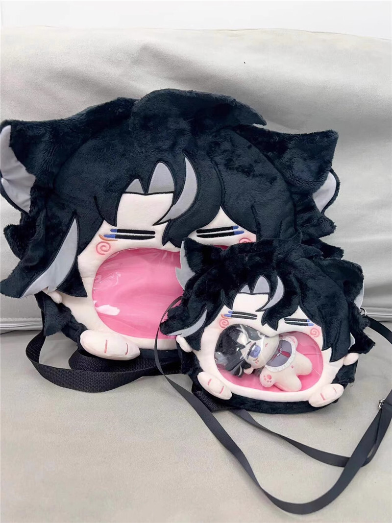 Genshin Impact Wriothesley Plush Itabag Cartoon Big Mouth Backpack ...