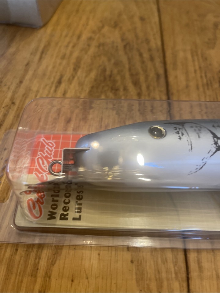 Vintage CREEK CHUB WOODEN PIKIE 7- 7/8" Baby Striper Gray New | eBay