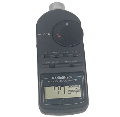 Radio Shack Sound Level Meter, 33-2055 Digital Version tested | eBay