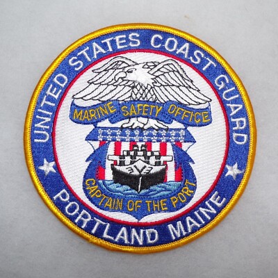 USCG US Coast Guard Marine Safety Office Portland Maine Full Color ...