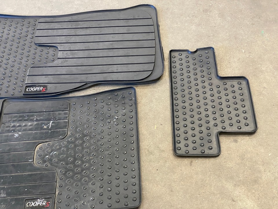 2010-2015 MINI COOPER S ALL WEATHER RUBBER FLOOR MAT SET OEM LOT749 | eBay