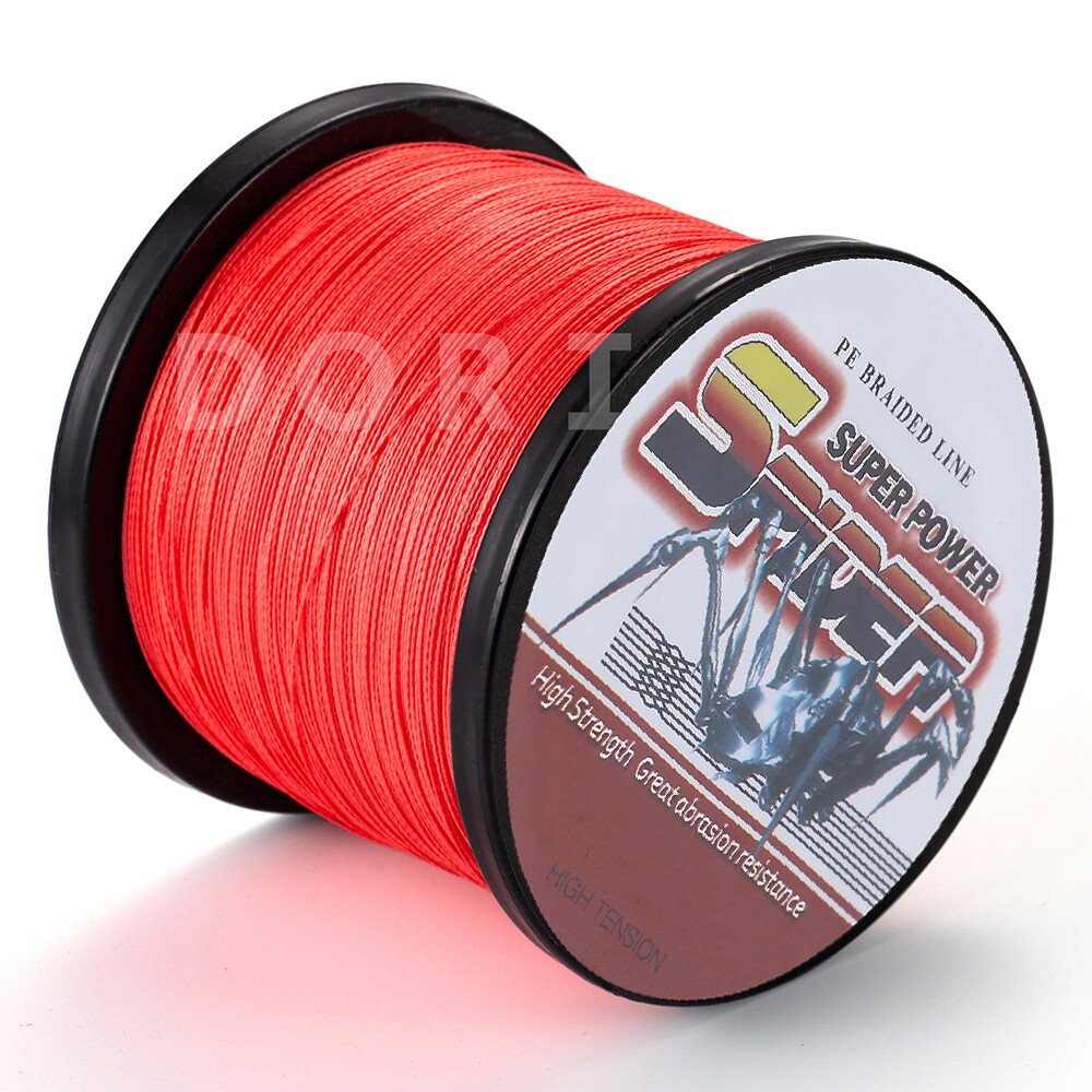 Spider Braid 100-2000m 10LB~300LB PE Red Braided Fishing line Dorisea ...