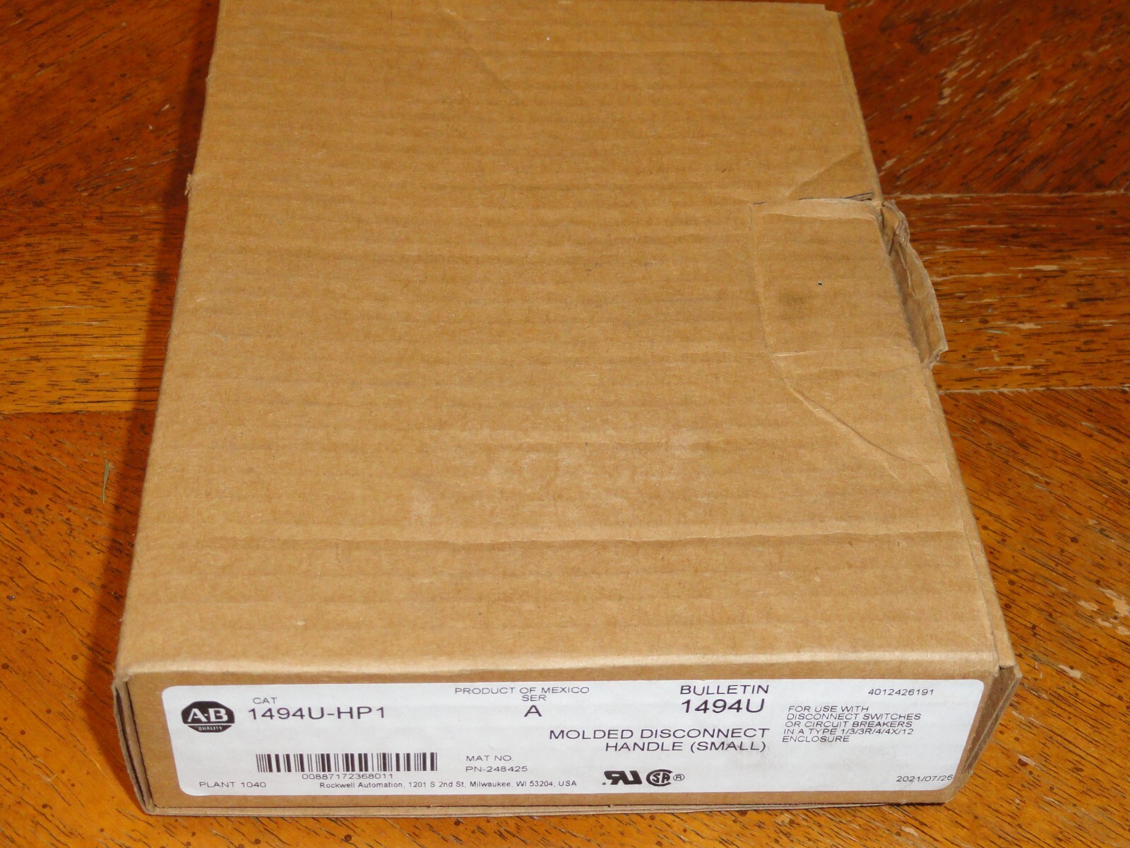 Allen+Bradley+1494u-hp1+Molded+Disconnect+Handle+1494u for sale online ...