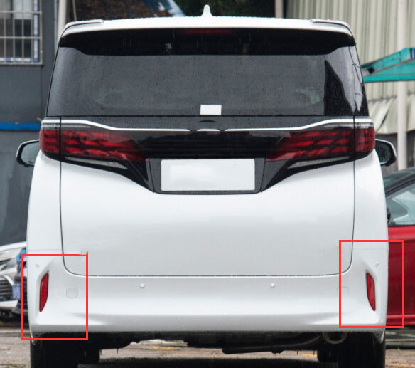 For 2024 Toyota Alphard H45 MPV Rear Bumper Lights LED Tail Brake ...