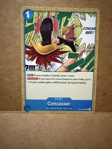 One Piece TCG Legacy Of The Master Release Event Stamp Concasser OP12 ...