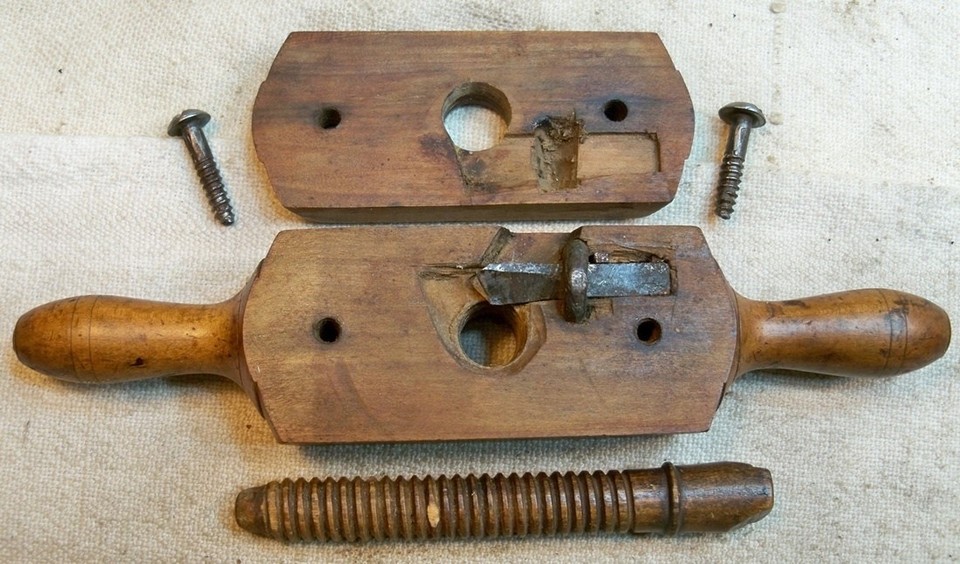 Vintage 9/16 Inch Wood Threader Screwbox Working Collectible Old Tool ...