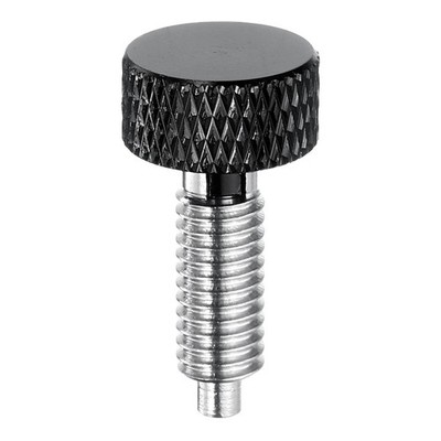 Spring Plunger M6x1 Thread Size Pin Dia. 3mm Stainless Steel Black ...