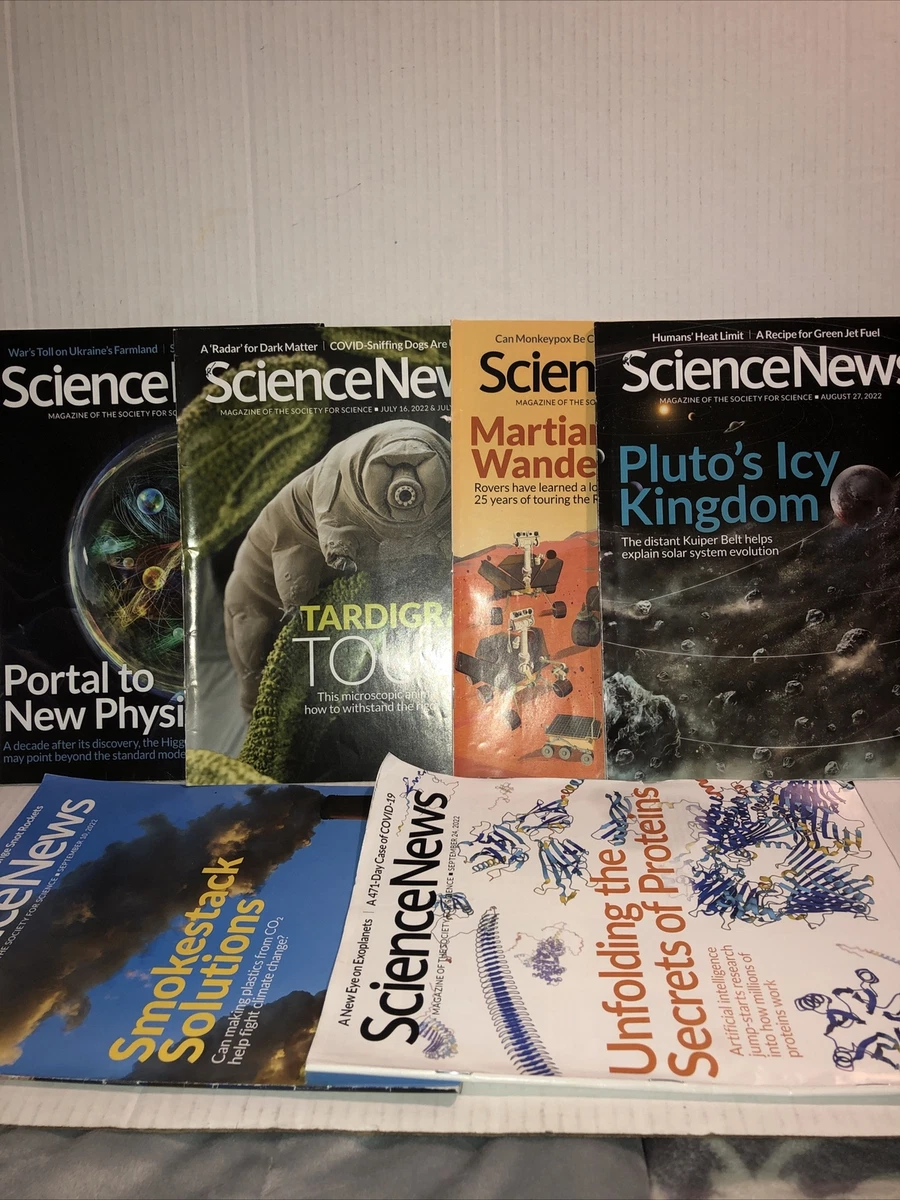 Science News Magazine Dates