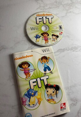 Nickelodeon Fit Nintendo Wii - No case Comes With Manual And Disc | eBay