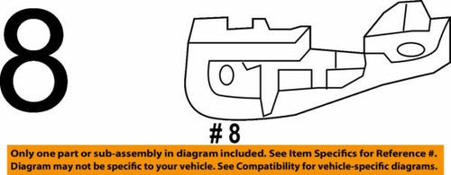 52537-50040 Toyota Retainer, front bumper end, rh 5253750040, New ...