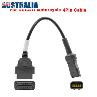 1*OBD to 4Pin Diagnostic Code Reader Adapter Cable Cord For Ducati ...