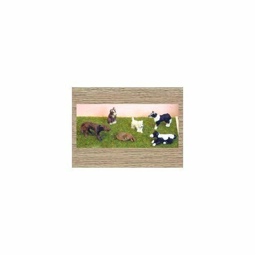 7 Assorted Dogs O scale Langley L30 | eBay