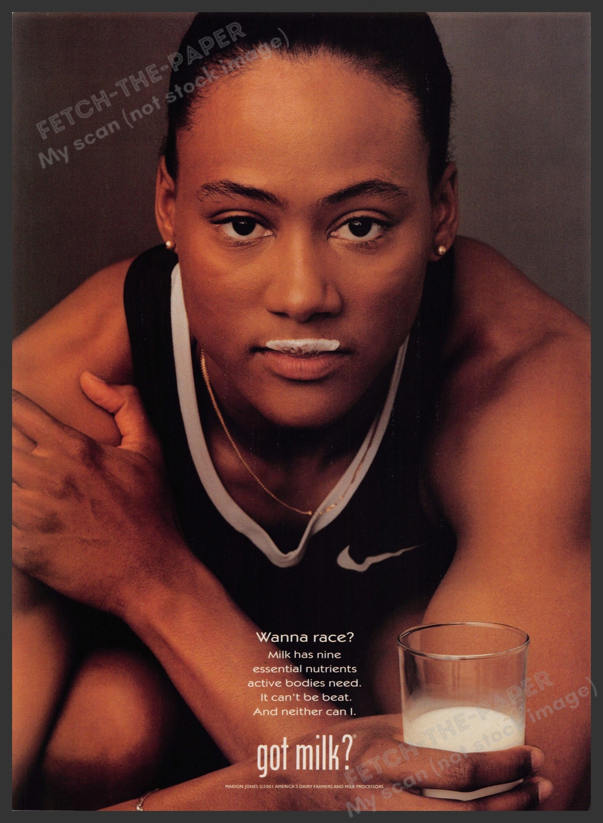Got Milk? Marion Jones Olympic Sprinter Athlete 2000s Print ...
