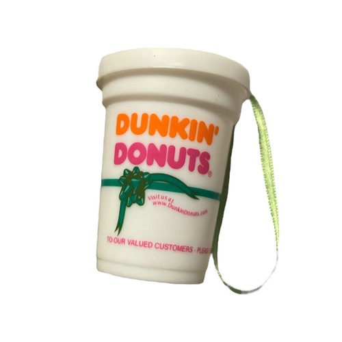 2001 Dunkin' Donuts Christmas Tree Ornament Collector Holiday Coffee ...