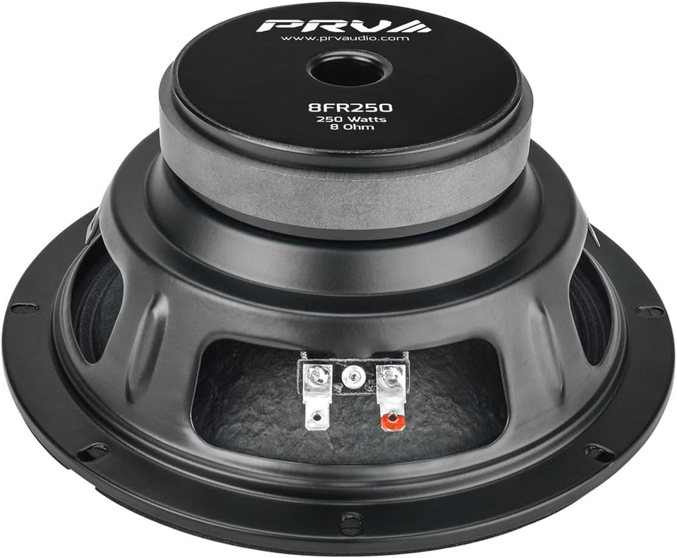 8FR250 8 Inch Full Range Speaker, 8 Ohms, 250 Watts Continuous Program ...