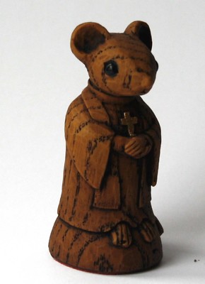 Church Mouse Vicar Collectable Ornament Cathedral Reproduction Carving ...