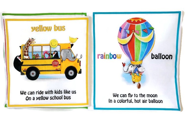 Let's Take a Ride! - Soft Cloth Books for Baby, Children, Boys, Girls ...