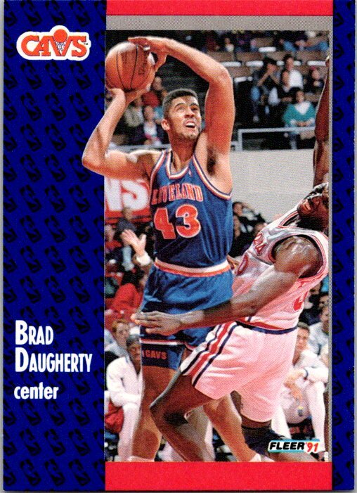 1991 Fleer #34 Brad Daugherty NearMint/Mint | eBay