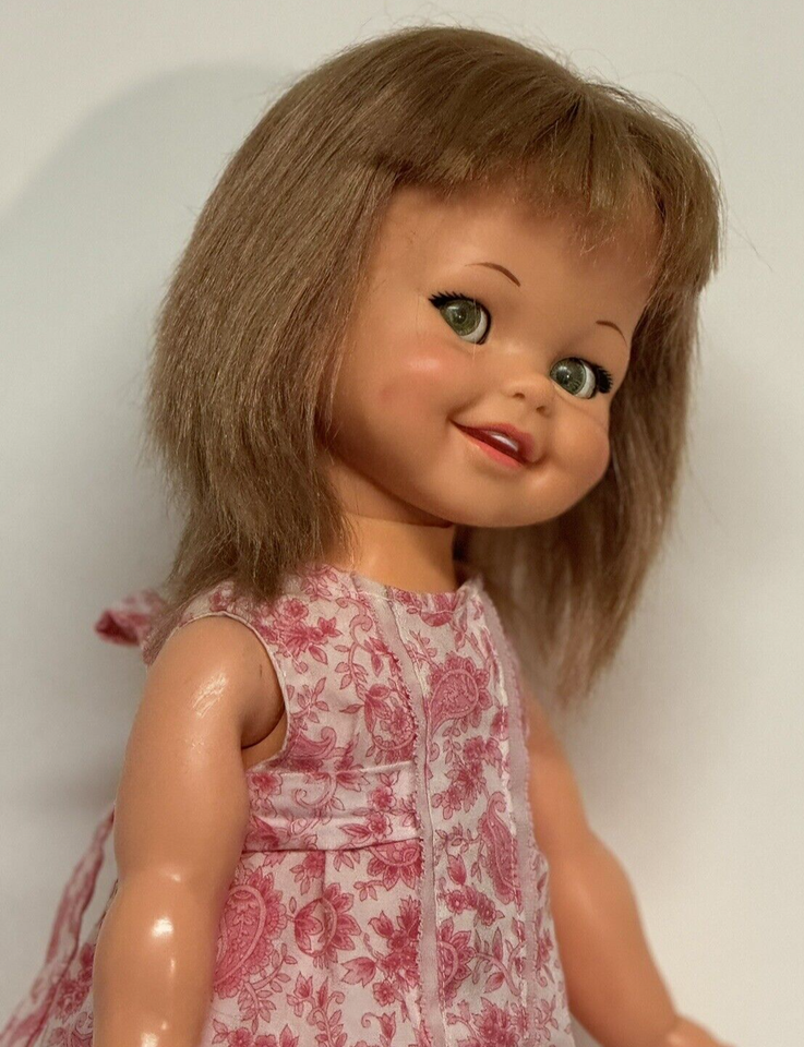 Vintage 1967 Ideal Giggles Doll Head and Eyes move no Giggle | eBay