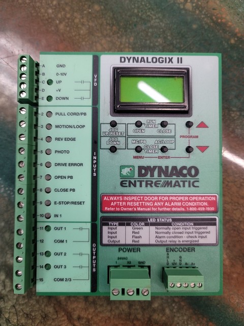 Dynaco DY4100 Dynalogix II Door Controller for sale online | eBay