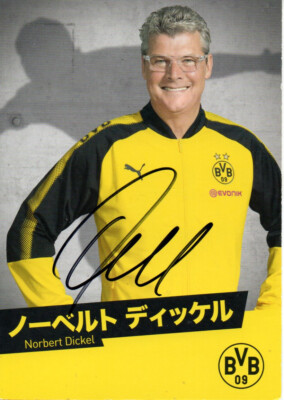 Autogramm - Norbert Dickel (Borussia Dortmund) - 2016/2017 | eBay.de