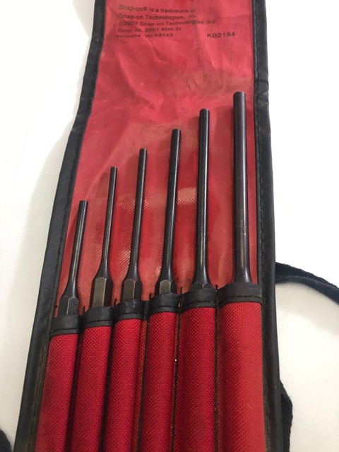 Snap-on 6 PC Long Pin Punch Set PPCL60AK for sale online | eBay