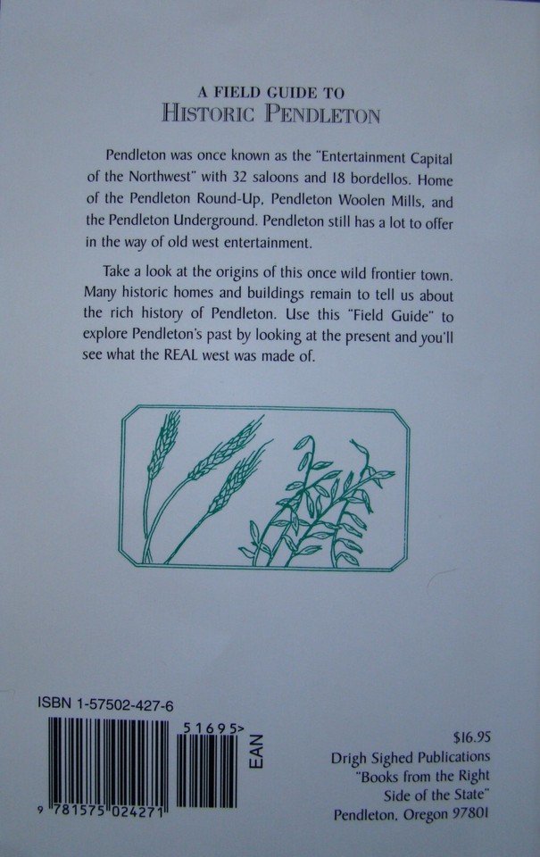 Books- A Field Guide to Historic Pendleton by Keith May, trade ...