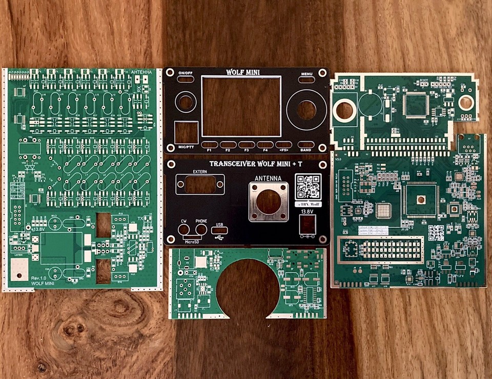 Wolf Mini DDC SDR HF Transceiver 20W FT8 WiFi UA3REO PCB - 6 Stück ...