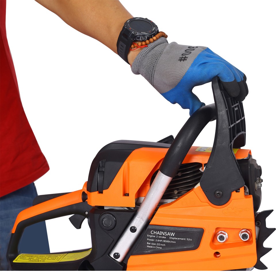 Chainsaw gas 20" ,52cc Gasoline Chain Saw for Trees ,Wood Cut 2-cycle ...