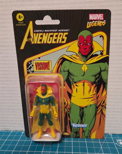 Marvel Legends Retro Vision Avengers Kenner Hasbro Action Figure 3.75 ...